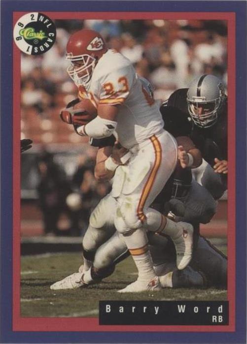 1992 Classic NFL Game Barry Word #29 for sale | eBay