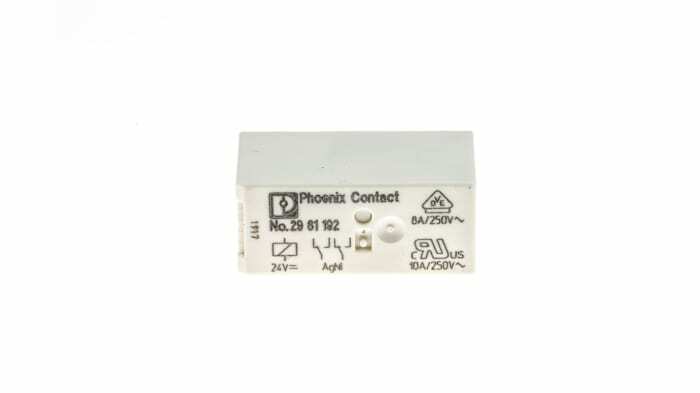 Phoenix Contact 24V DC Coil Non-Latching Relay DPDT, 8A Switching ...