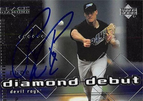 Ryan Rupe autographed baseball card Tampa Rays 1999 Upper Deck Diamond ...