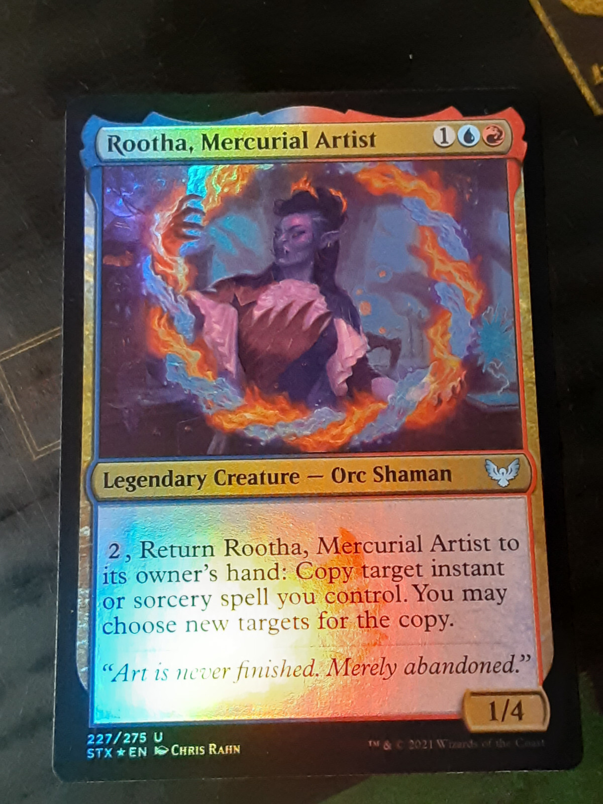 Rootha Mercurial Artist FOIL , Strixhaven School of Mages ,NM,MTG, FREE ...
