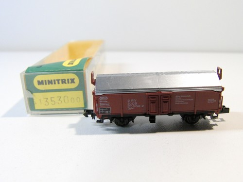 Minitrix Trix Spur N 51 3530 00 Schiebedachwagen der DB in OVP #913 | eBay
