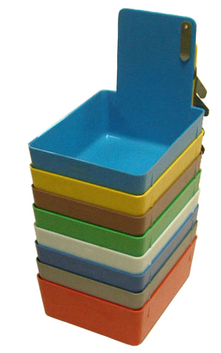 Dental Lab Pans Assorted Colors , with metal clip. Box of 12(bx1350) | eBay