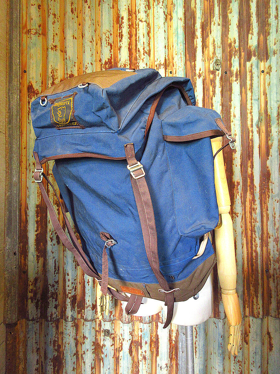 Karrimor Nylon Frame Pack Blue 1970s 1980s Rucksack Outdoor Backpack ...