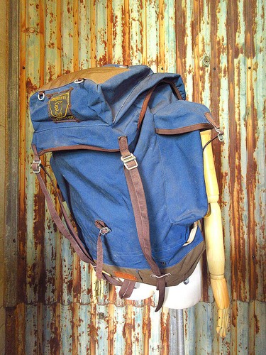 Karrimor Nylon Frame Pack Blue 1970s 1980s Rucksack Outdoor Backpack Vintage | eBay