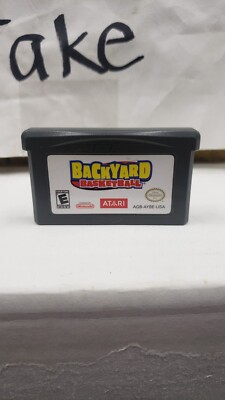 BACKYARD BASKETBALL NINTENDO GAME BOY ADVANCE VIDEO GAME NO CASE OR ...