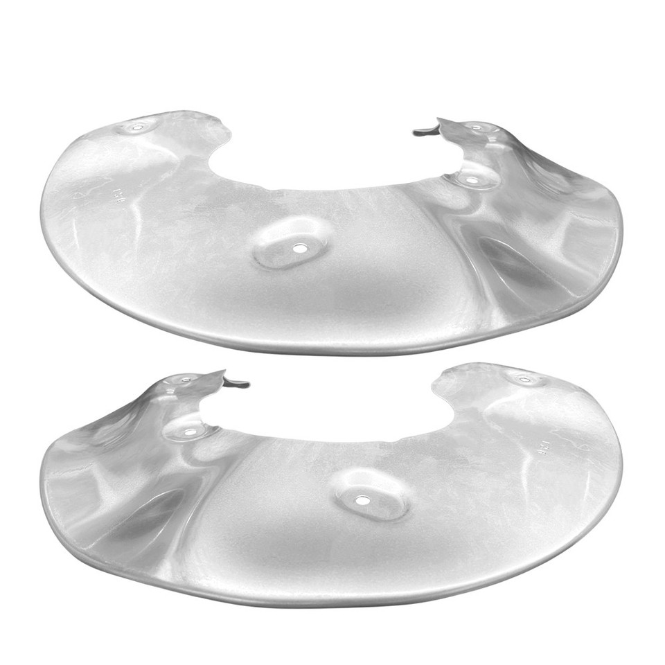 PAIR FRONT BRAKE DISC DUST COVER BACK PLATE SHIELD FOR AUDI A4 A5 A6 A7 ...