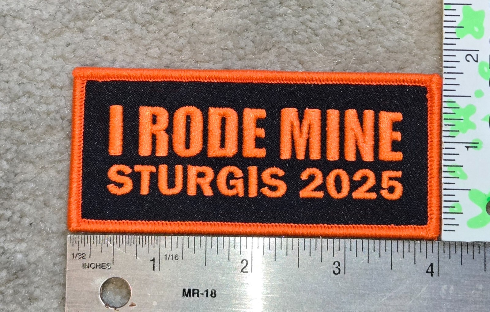 2025 "I RODE MINE" Sturgis, SD 85th Harley MC Rally Jacket/Vest Patch ...