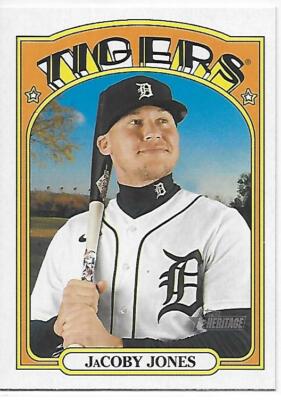 2021 Heritage Baseball SP Jacoby Jones Tigers | eBay