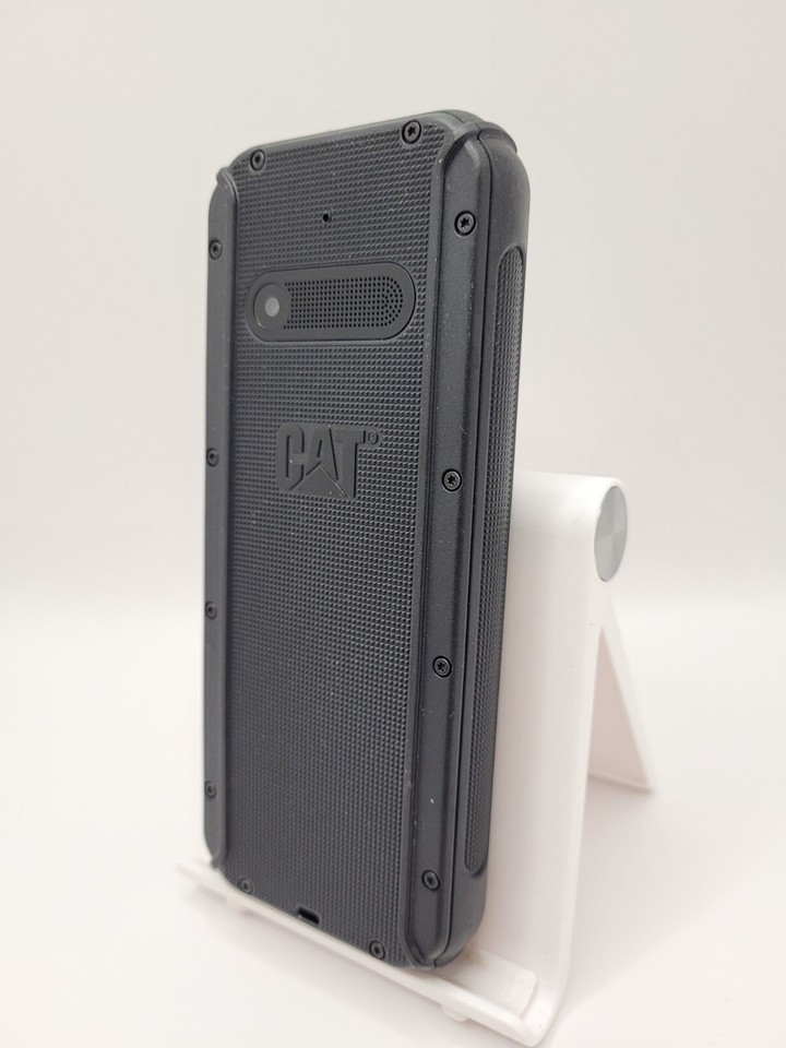 Cat B40 Black Unlocked Dual SIM 2.4" 2MP KaiOS Rugged Mobile Button ...