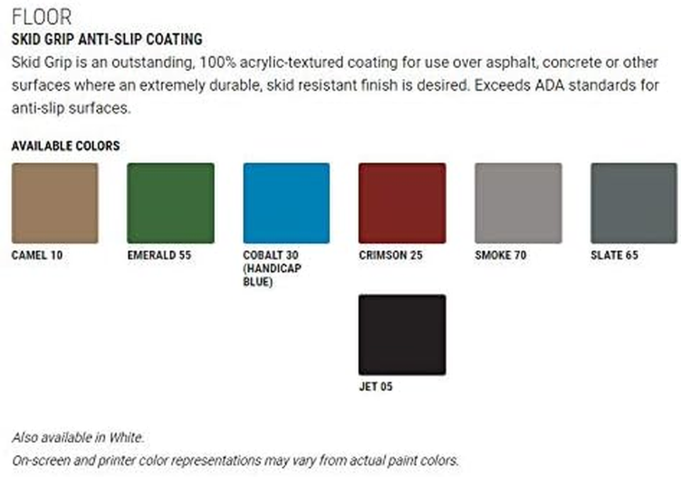 FIXALL Skid Grip Anti-Slip Coating 1 Gal Slate - Slip-Resistant ...