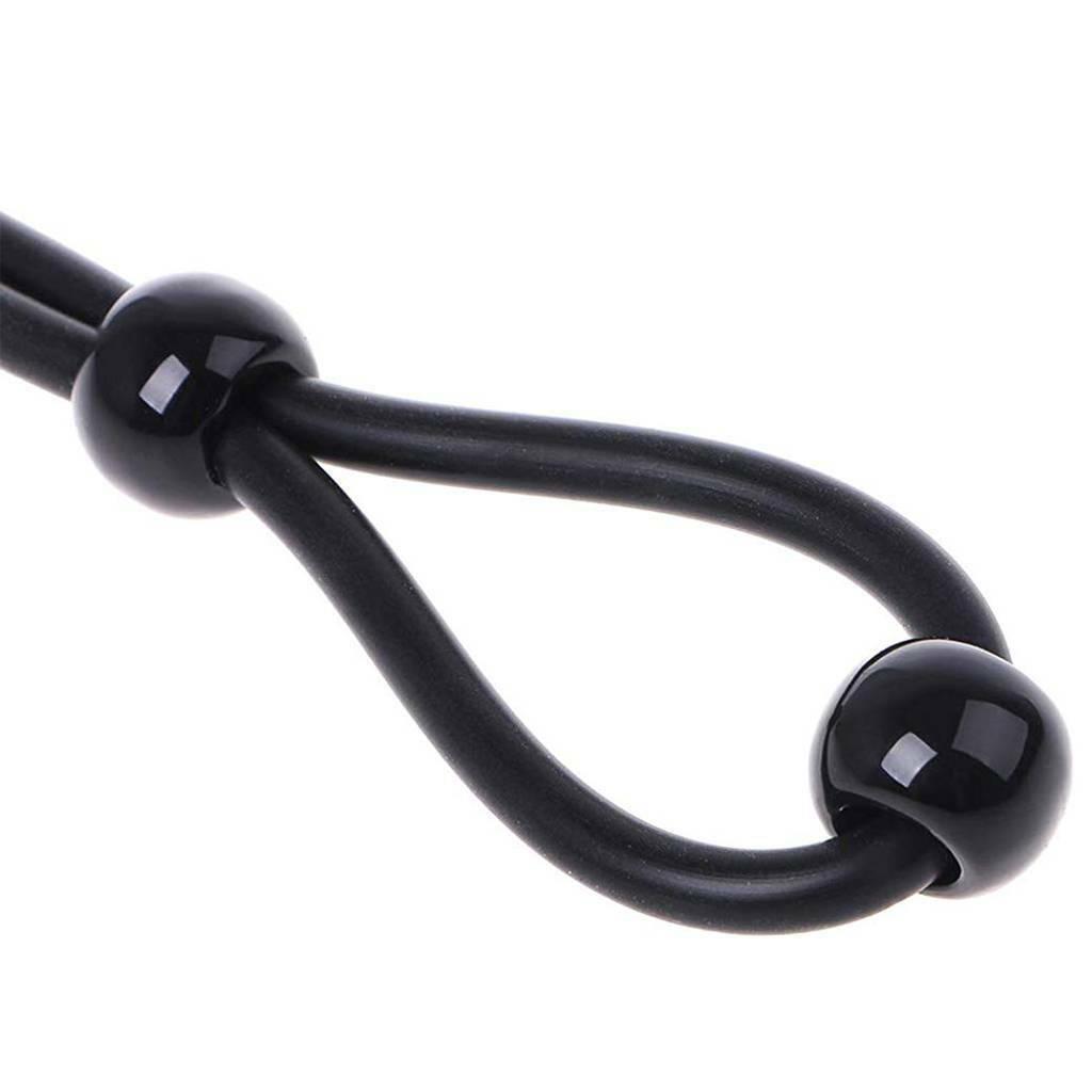 Silicone Adjustable Lasso Cock Ring Short/Long Strap Penis Training ...
