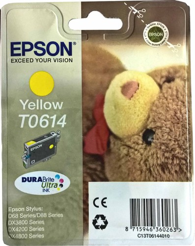 Original Epson T0614, C13T06144, Stylus D68, DX3800, 3850, 4200, 4250 ...
