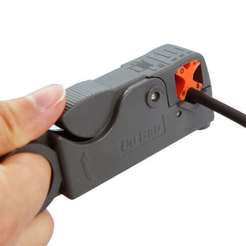 Rotary Coaxial Coax Cable Cutter Stripper Tool for RG58 RG6 RG59 Lead ...
