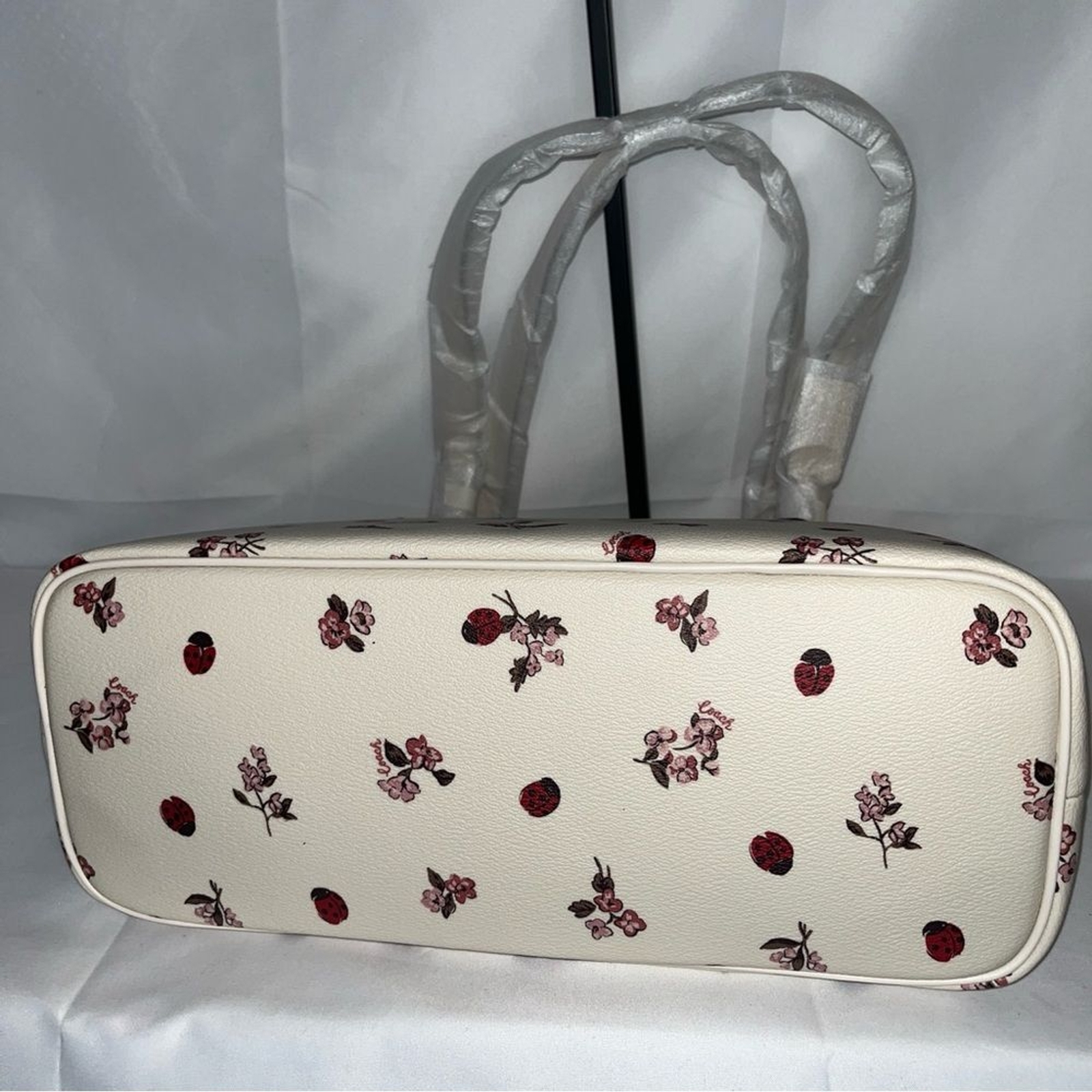 Coach Gallery Tote With Ladybug Floral Print NWT MSRP $378 | eBay