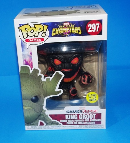 Funko Pop! King Groot #297 Contest of Champion Gamerverse Marvel GLOW ...