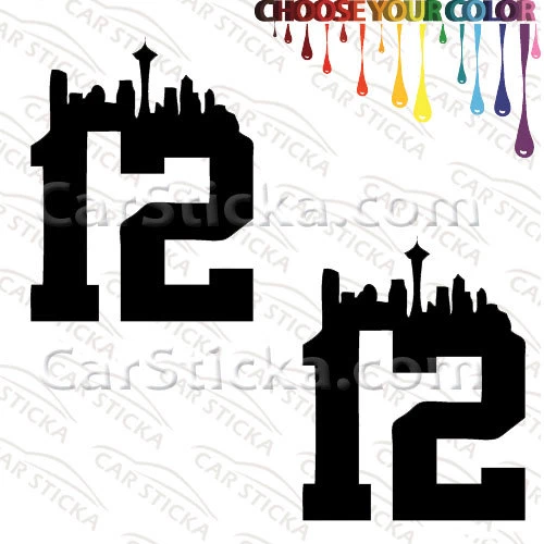 Seattle Seahawks 12 Sticker