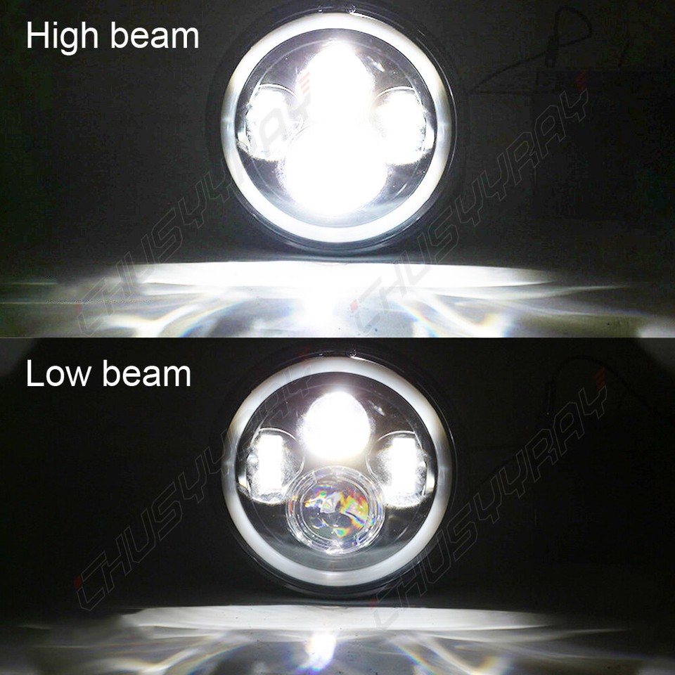 4x 5 3/4"5.75 6000k white LED Headlights HI/LO Beam for Pontiac GTO ...