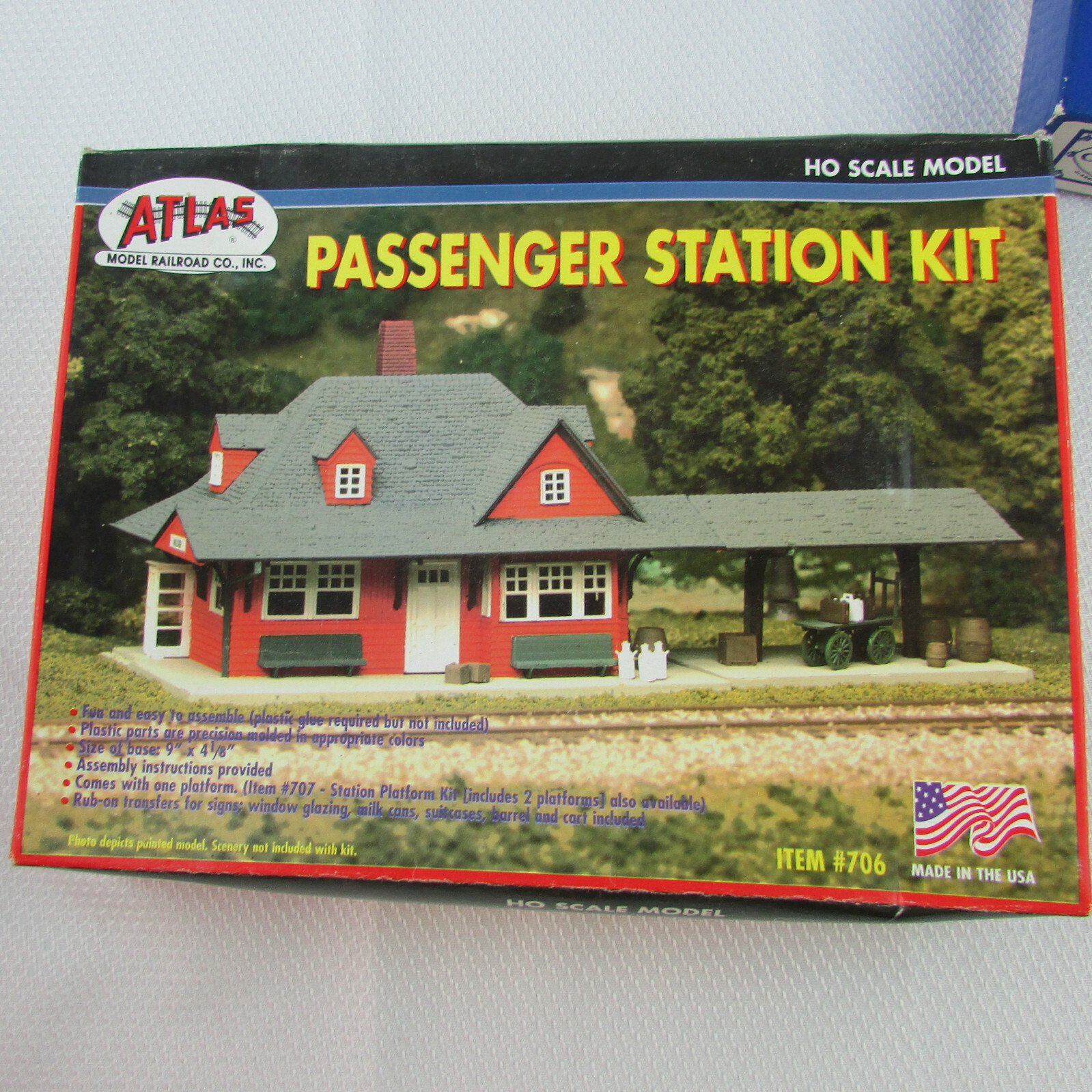 Vintage Lot of 6 HO Scale Model Train Buildings New Old Stock Original ...