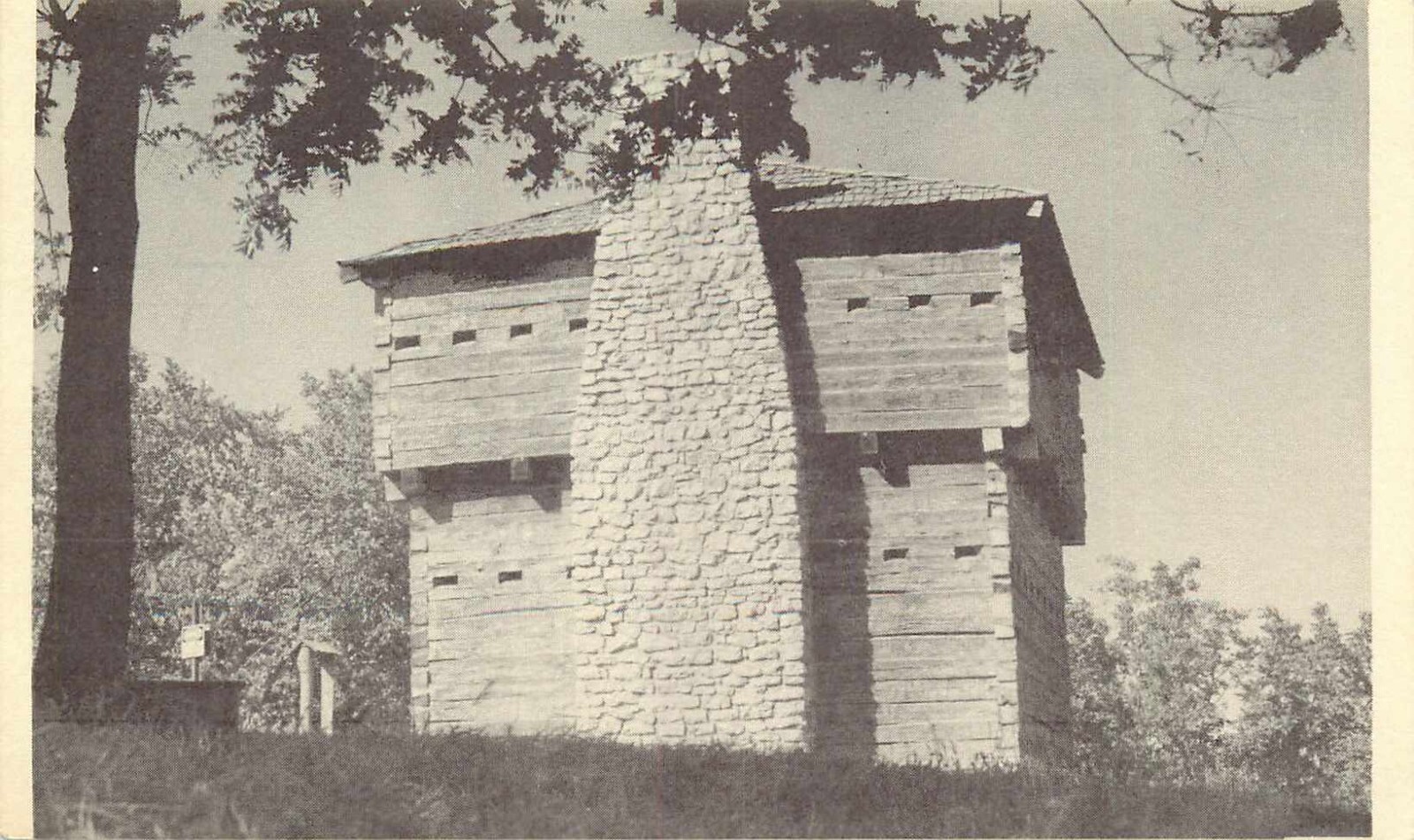 Postcard Missouri Block House 1 Fort Osage Unposted | eBay