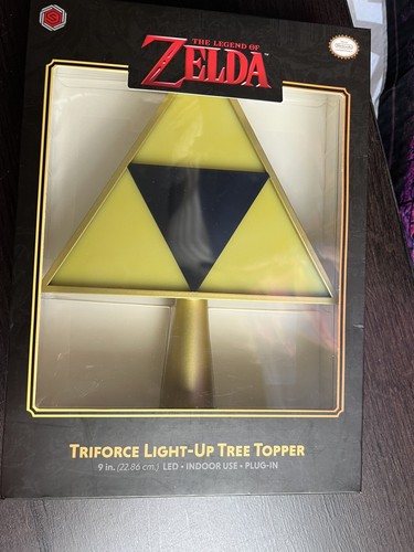 The Legend Of Zelda Triforce Christmas Tree Topper 9”-new | eBay