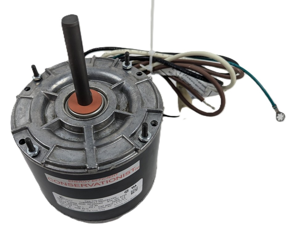 Century 9722 Multi-HP Condenser Fan Motor 1/8 1/10 1/12HP 1075RPM 208 ...