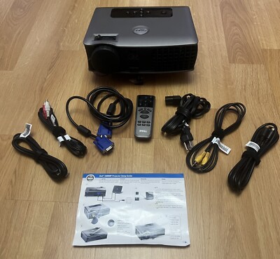 Dell 2400MP DLP Theater Projector - Case Remote Manual - With Extra ...