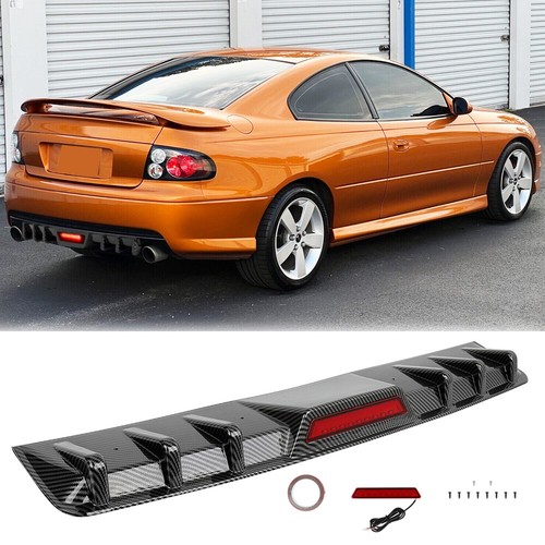 For Pontiac GTO G8 G6 Rear Bumper Diffuser Splitter LED Brake Light ...
