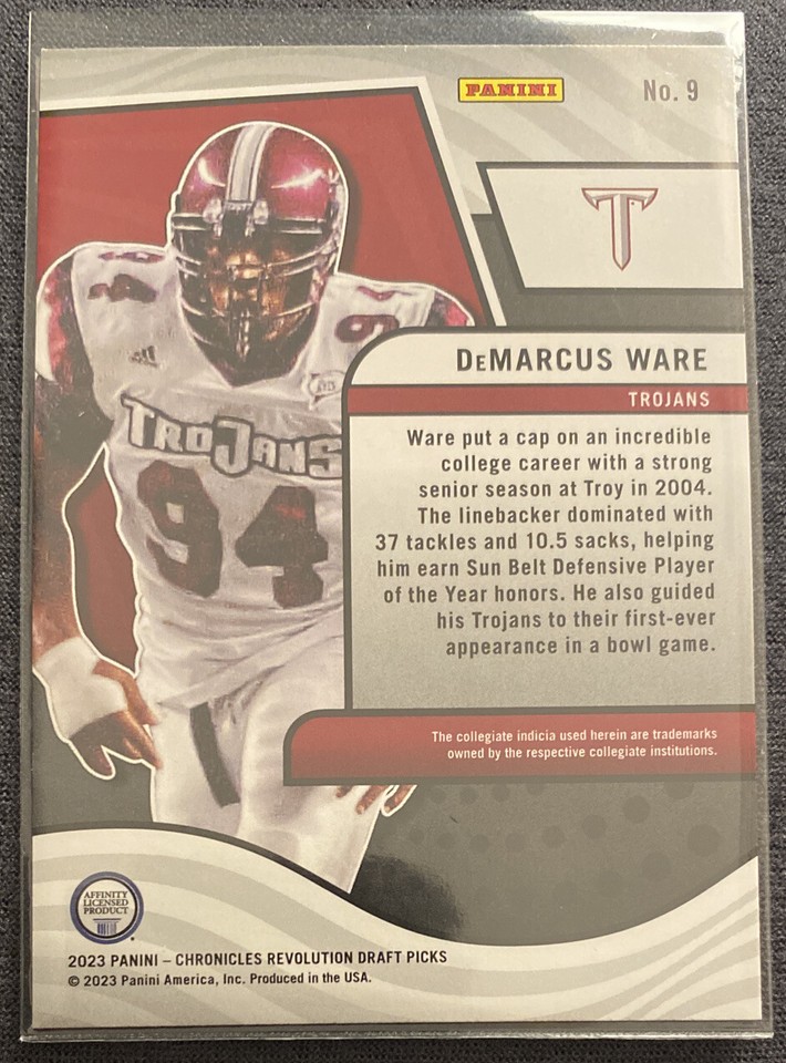 2023 Panini Chronicles Revolution Draft Picks, DEMARCUS WARE #9 | eBay