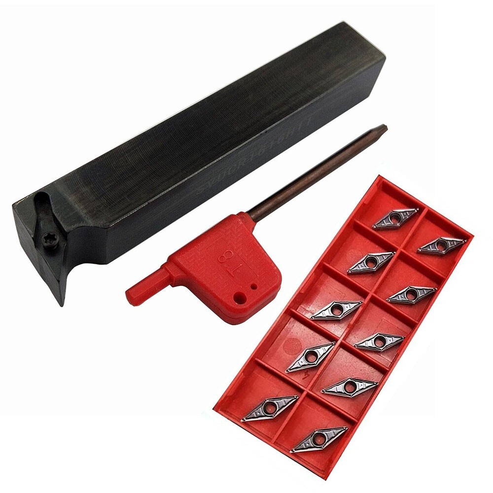 SVUCR1616H11 CNC Index External Lathe Turning Holder + 10Pcs VCMT110304 ...