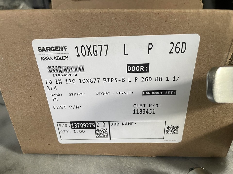 Sargent Assa Abloy 10XG77 Series Door Handle Only | eBay