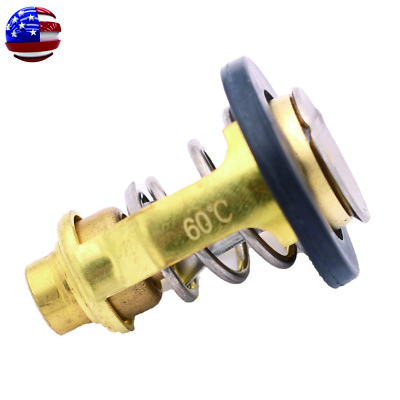 60ºC Thermostat For Suzuki DF70 DF80 DF90 DF100 DF150 DF175 DF200 17670 ...