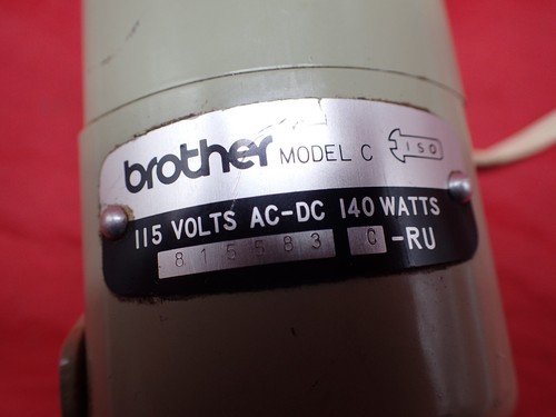 Vintage BROTHER Model C Sewing Machine Tested # 31 | eBay