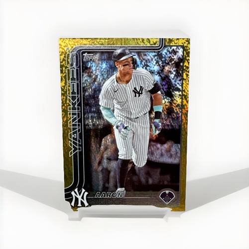 2025 Topps MLB Series 1 Aaron Judge Gold Rainbow numbered 32/50. MARKET ...