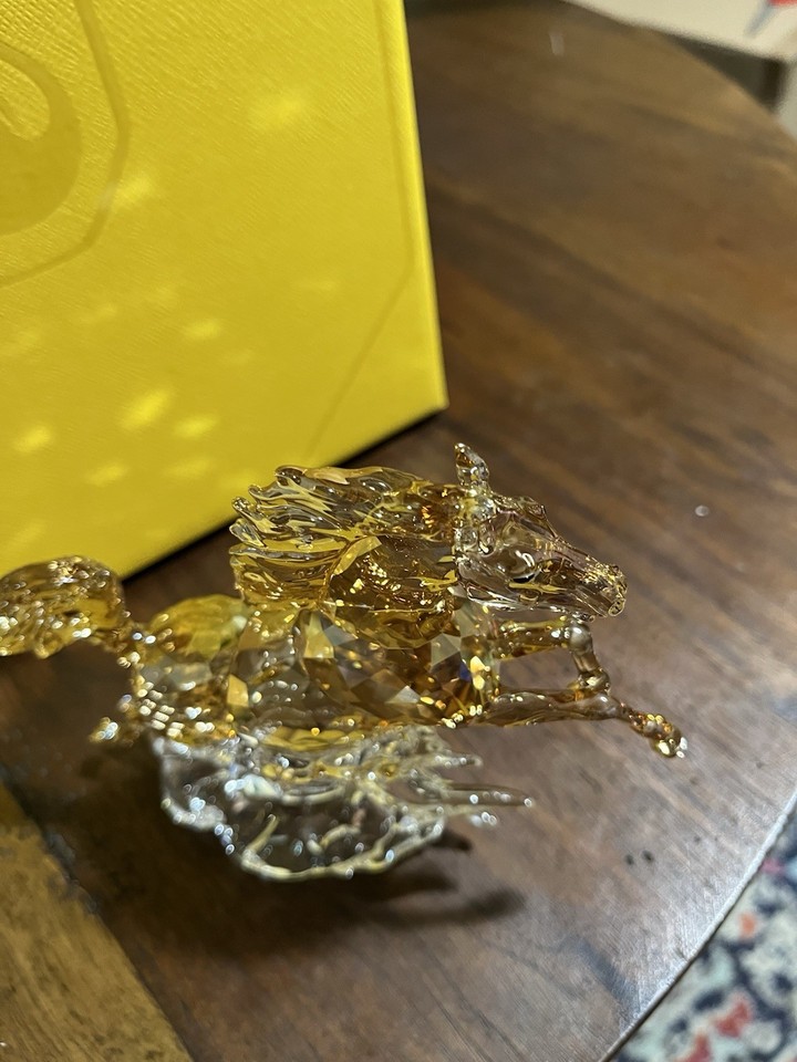 DEFECTIVE Swarovski Leaping Horse Asian Symbols 5701370 | eBay