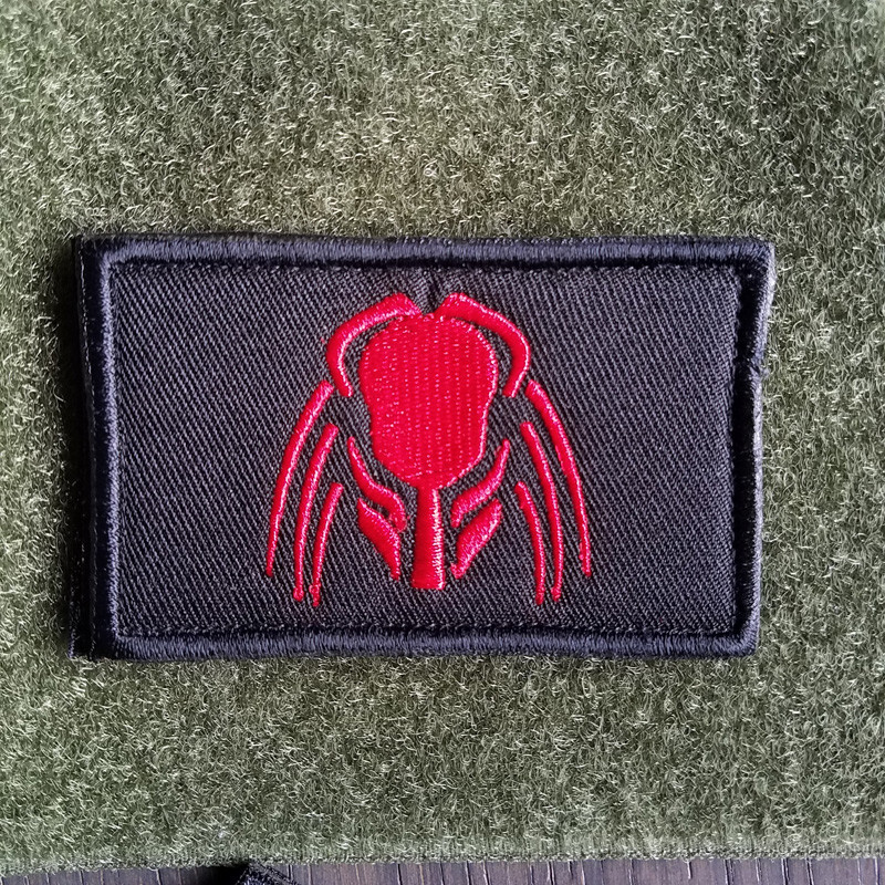 Predator Helmet Embroidered Hook Patch Swat Militray Tactical Badge ...