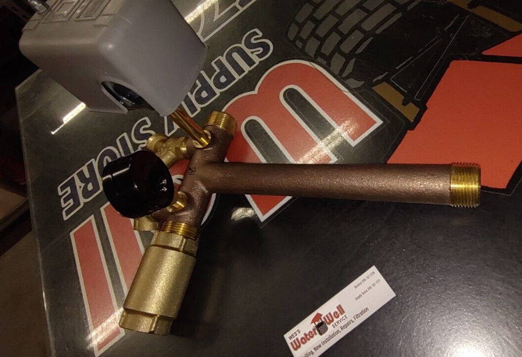New Merrill 1" No Lead Brass Tank Tee Water Well Pressure Tank ...