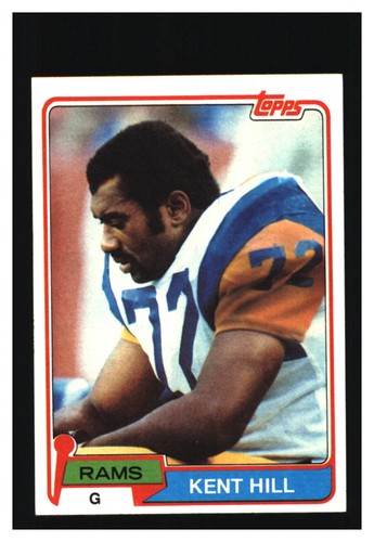 1981 Topps #62 Kent Hill Los Angeles Rams NM-MT | eBay
