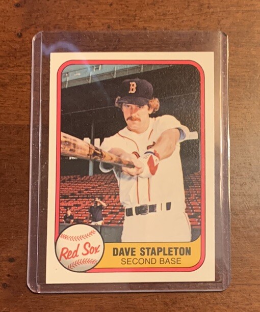 1981 Fleer Dave Stapleton #236 Rookie RC | eBay