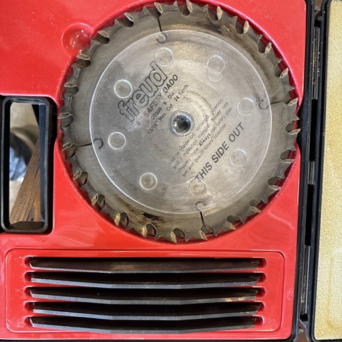 FREUD Safety DADO BLADE Set D308 8" Diameter 24 Teeth Made Italy Table ...