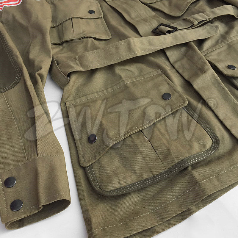 WW2 US M42 10182 Army Men's Uniform Paratrooper Costume Sets Solider ...