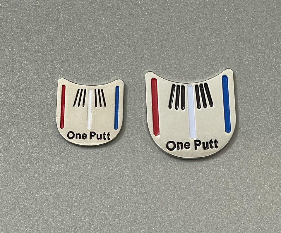One Putt Golf Small Putting Alignment Aiming Tool Ball Marker | eBay