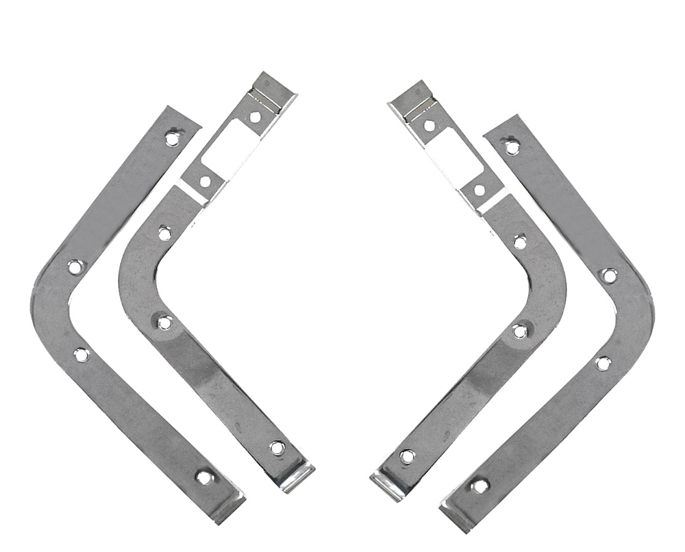 NEW! 1965 - 1966 Mustang Fastback Fold down Seat Trim Molding Complete ...