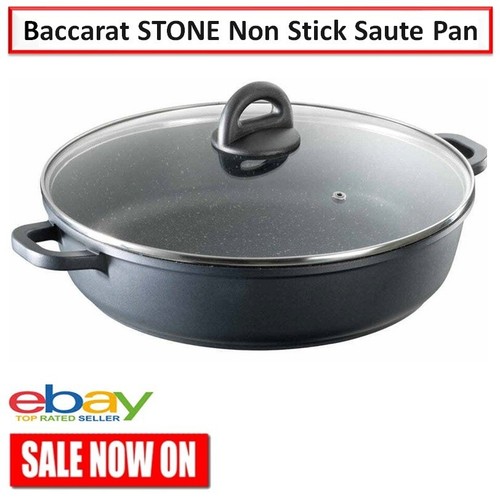 Baccarat Non-Stick Stone Pan Frying Saute Cooking 32cm Stovetop Frypan ...