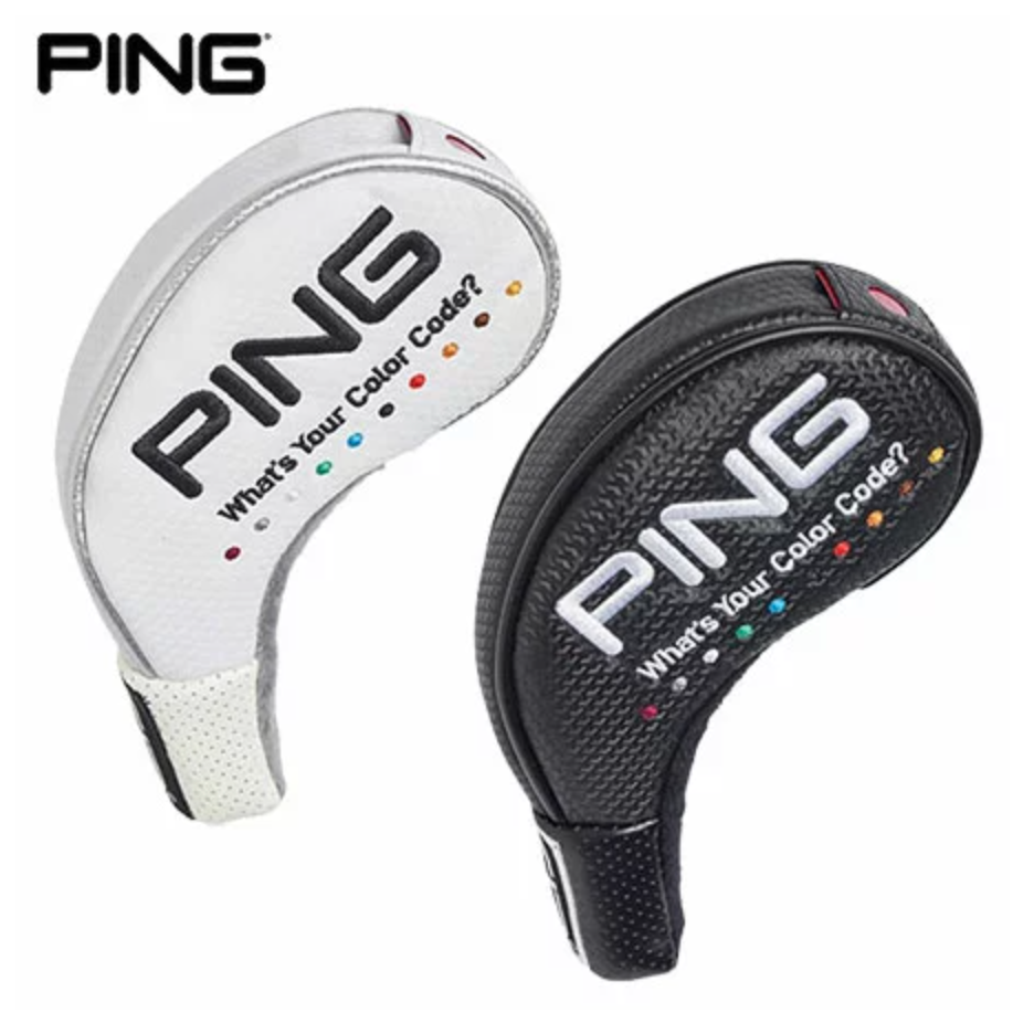 PING Color Code Iron Head Cover 8 Pieces Set HC-C191 Black White Golf ...