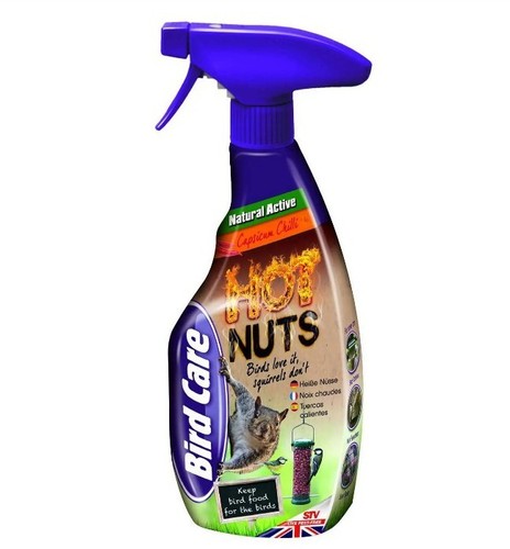 Hot Nuts Squirrel Repellent Spray Hot Nuts Chilli Pest Deterrent ...
