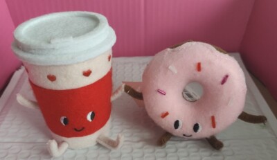 Target Spritz 2024 Valentine Felt Duo's - NWT Coffee And Doughnut | eBay