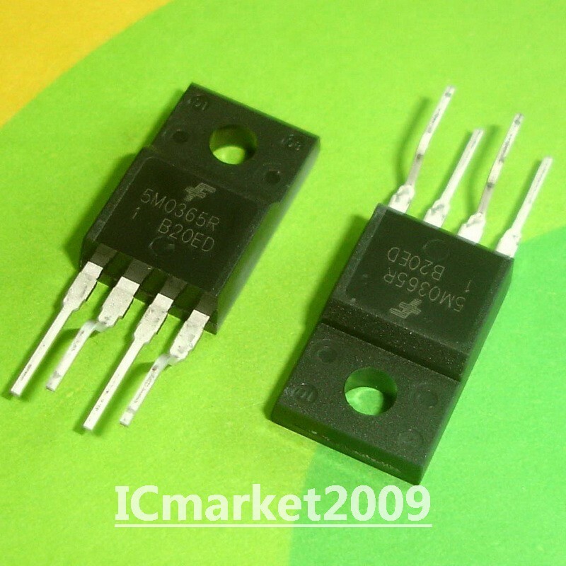 2 PCS KA5M0365R TO-220F 5M0365R KA5M0365RYDTU Power Switch(FPS ...