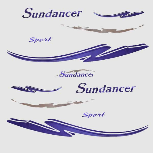 Sea Ray Boat Decal Kit 132492 | Sundancer Sport Purple (11 PC) | eBay