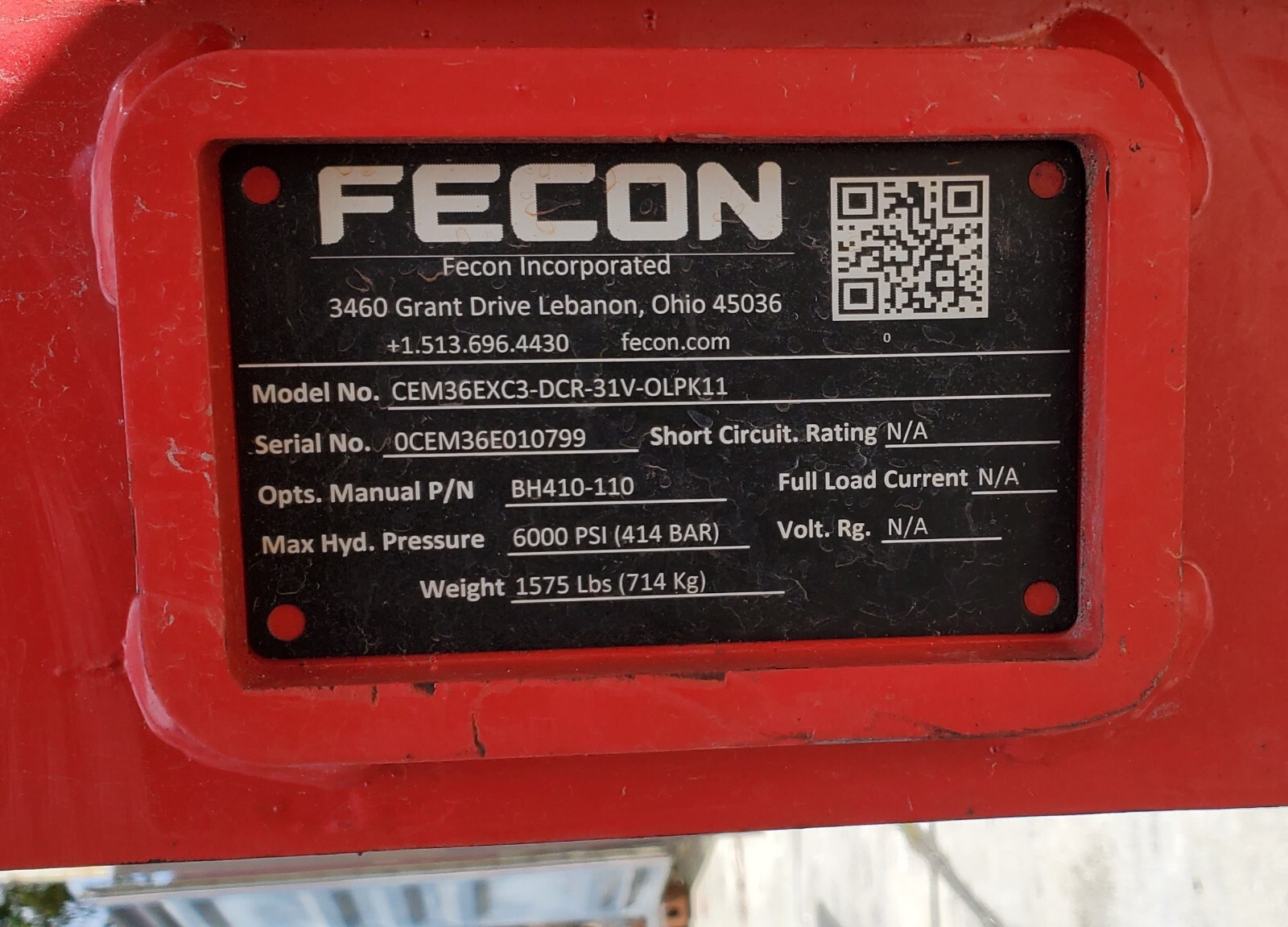 2020 Fecon CEM36 DCR Forestry Drum Mulcher Head Attachment 7-16 ton ...
