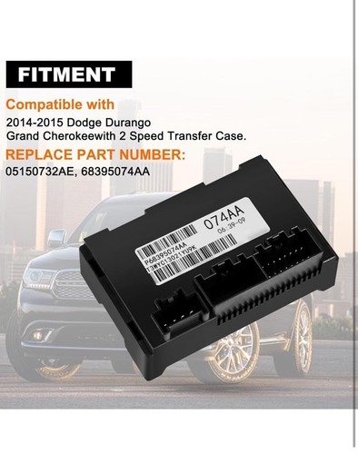 Transfer Case Control Module Compatible With 2014 2015 Dodge Durango ...